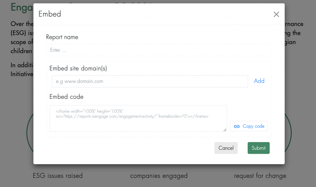 New SI Engage features improve reporting - SI Engage